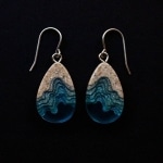 Designer Handcrafts Beach-Inspired Jewelry From Sand and Resin