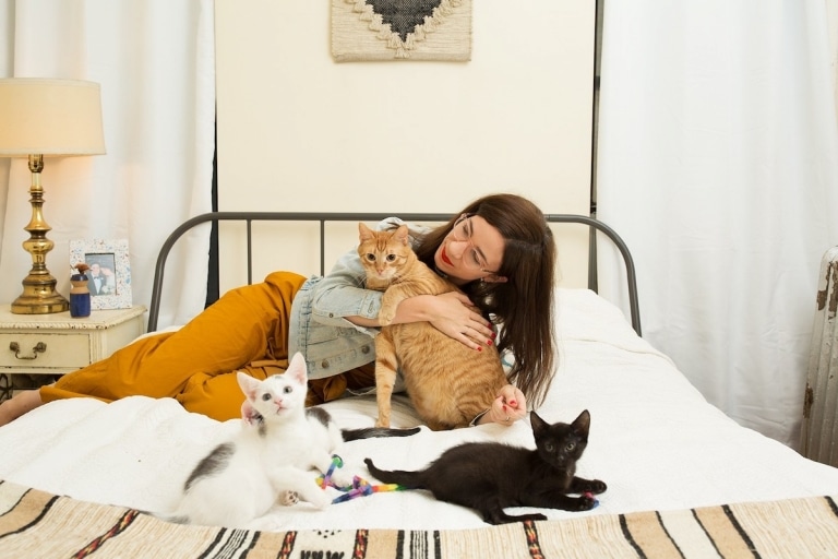 How Portraits of Women and Cats Break the "Crazy Cat Lady" Stereotype