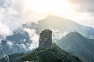 Climb Nearly 9,000 Steps to Take in the Glory of Mount Fanjing in China