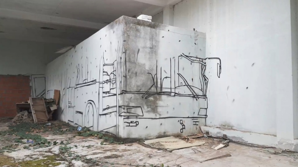 Graffiti Artist Odeith Creates Mindblowing Illusion of School Bus