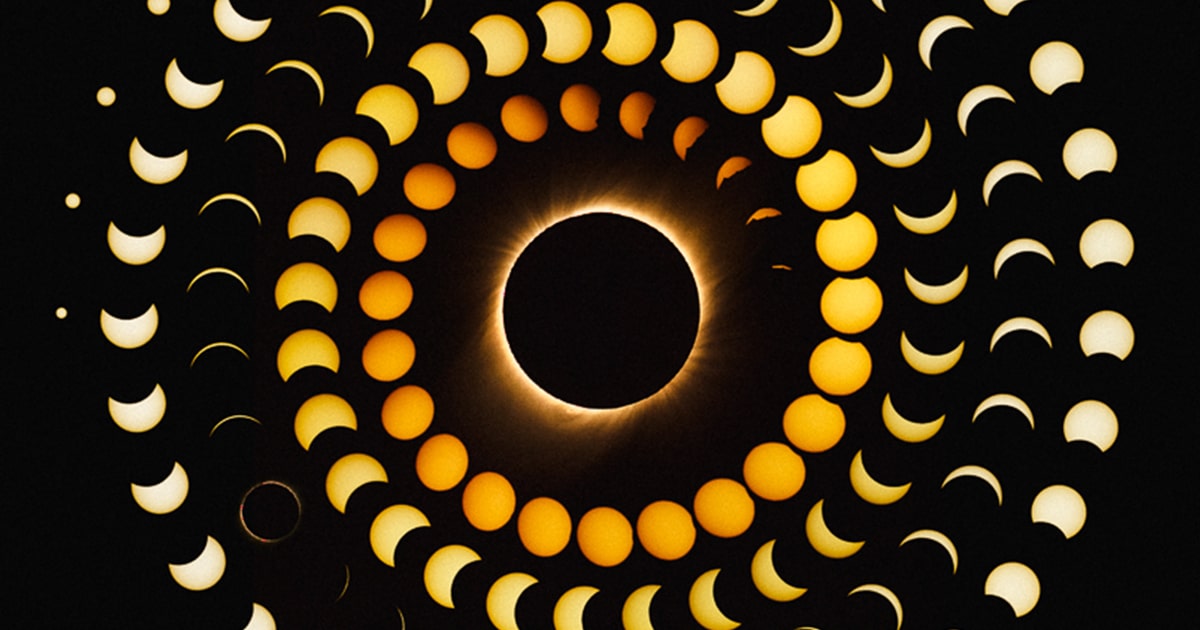 Composite Photos Show the Progression of the 2019 Solar Eclipse