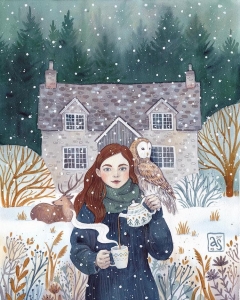 Whimsical Watercolor Illustrations Capture Stories of Fantasy Forests