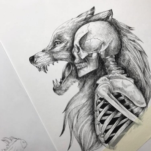 Pen and Ink Drawings Illustrate the Human Connection with Nature