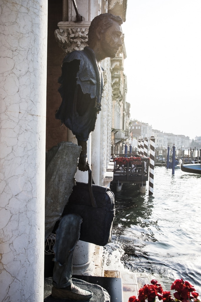 Powerful, Fragmented Bronze Sculptures by Bruno Catalano in Venice