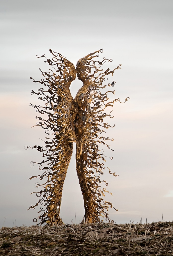 Artist Penny Hardy Creates Life-Size Human Sculptures Made of Metal