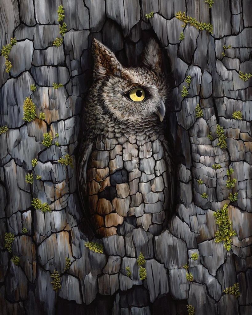 Surreal Bird Art Celebrates the Interconnectedness of Nature