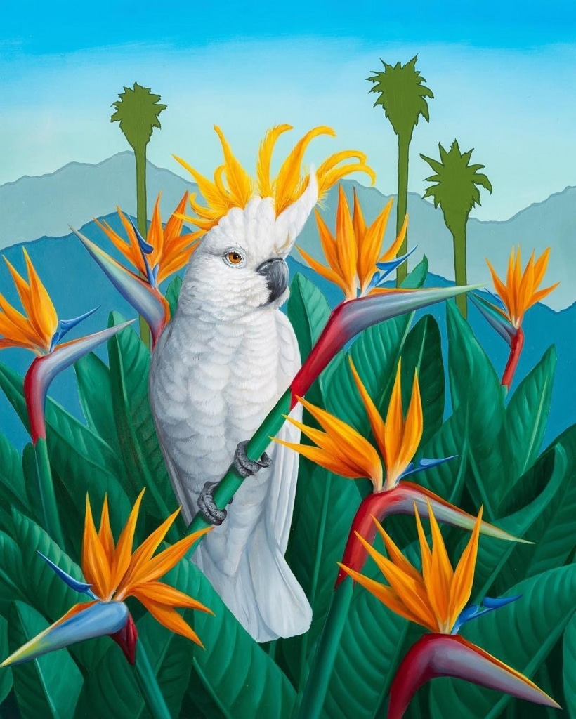 Surreal Bird Art Celebrates the Interconnectedness of Nature