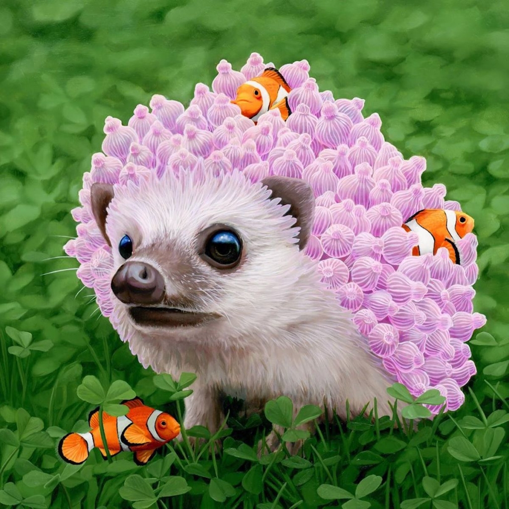 Surreal Bird Art Celebrates the Interconnectedness of Nature