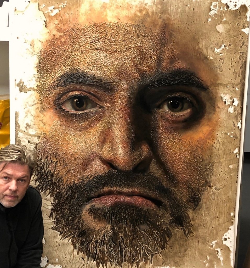 Michael Goodson's Large Format Paintings Capture Textured Details