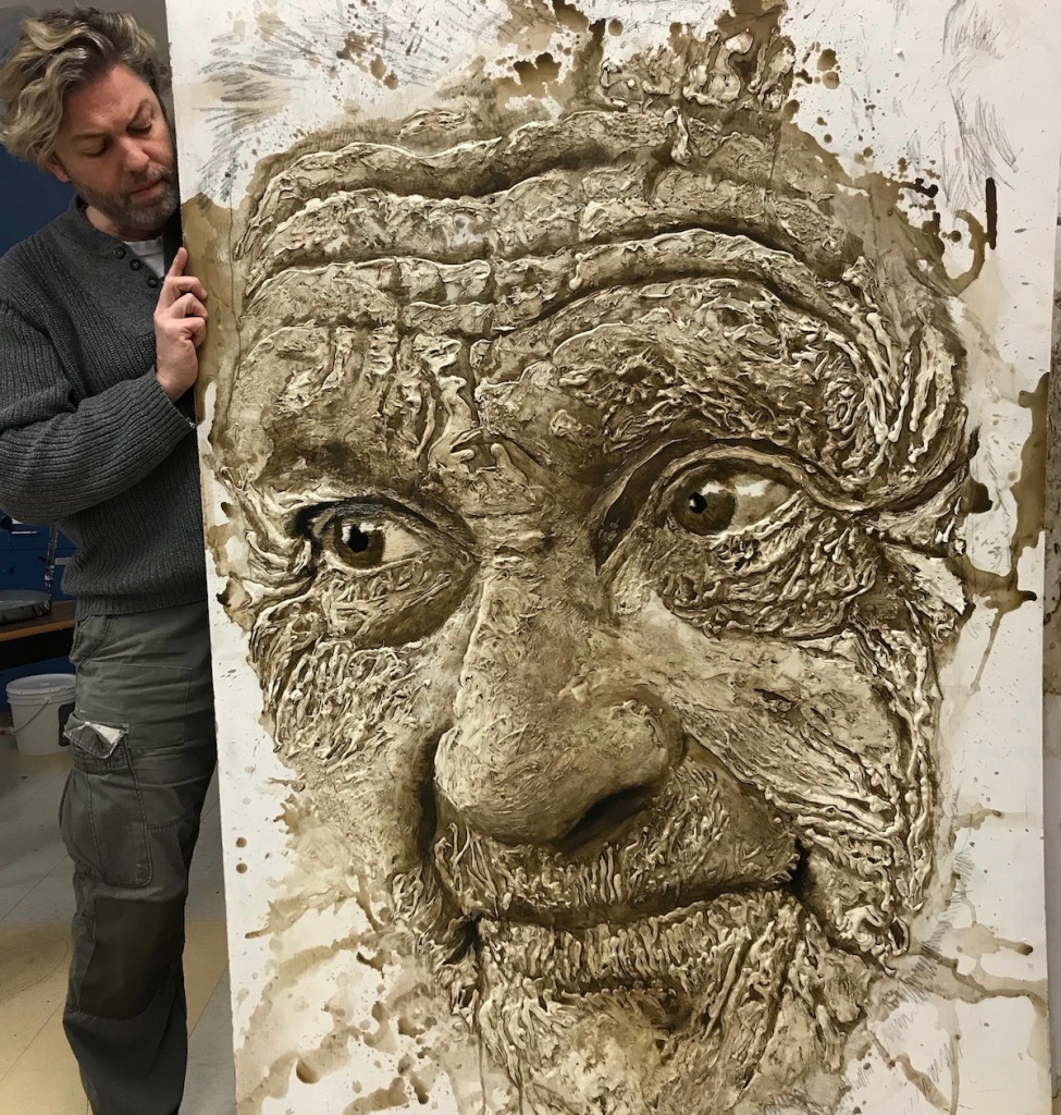 Michael Goodson's Large Format Paintings Capture Textured Details