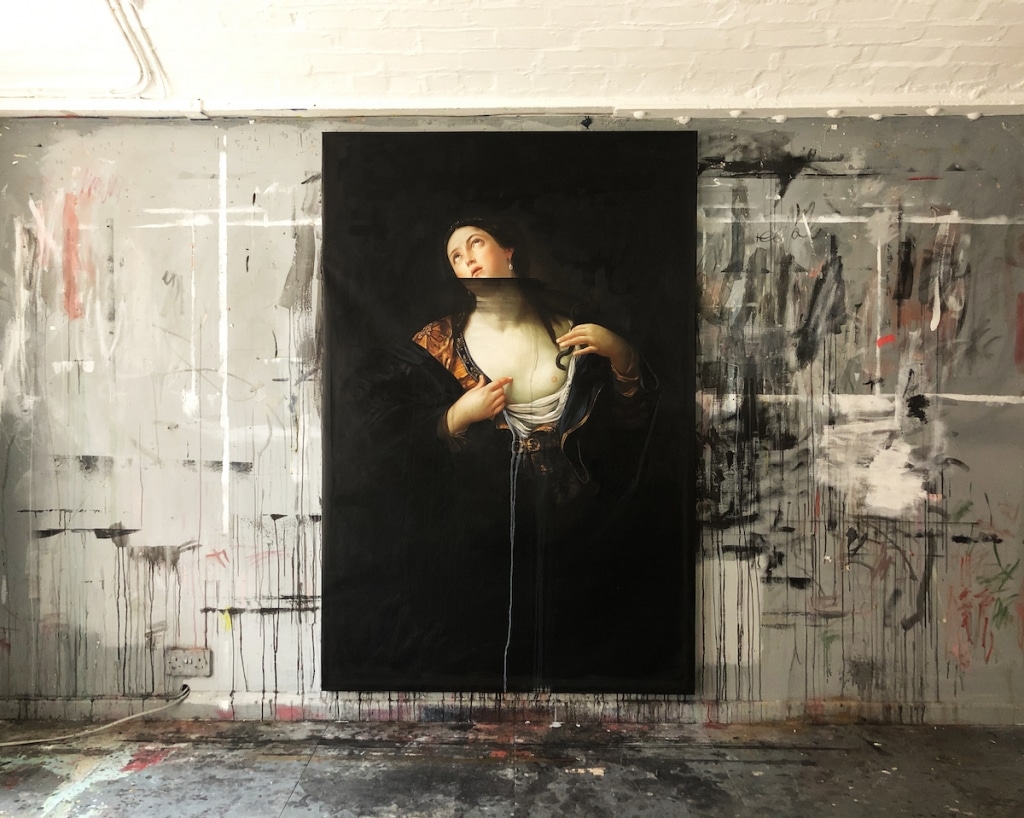 El artista Ted Pim crea inquietantes pinturas de inspiración barroca