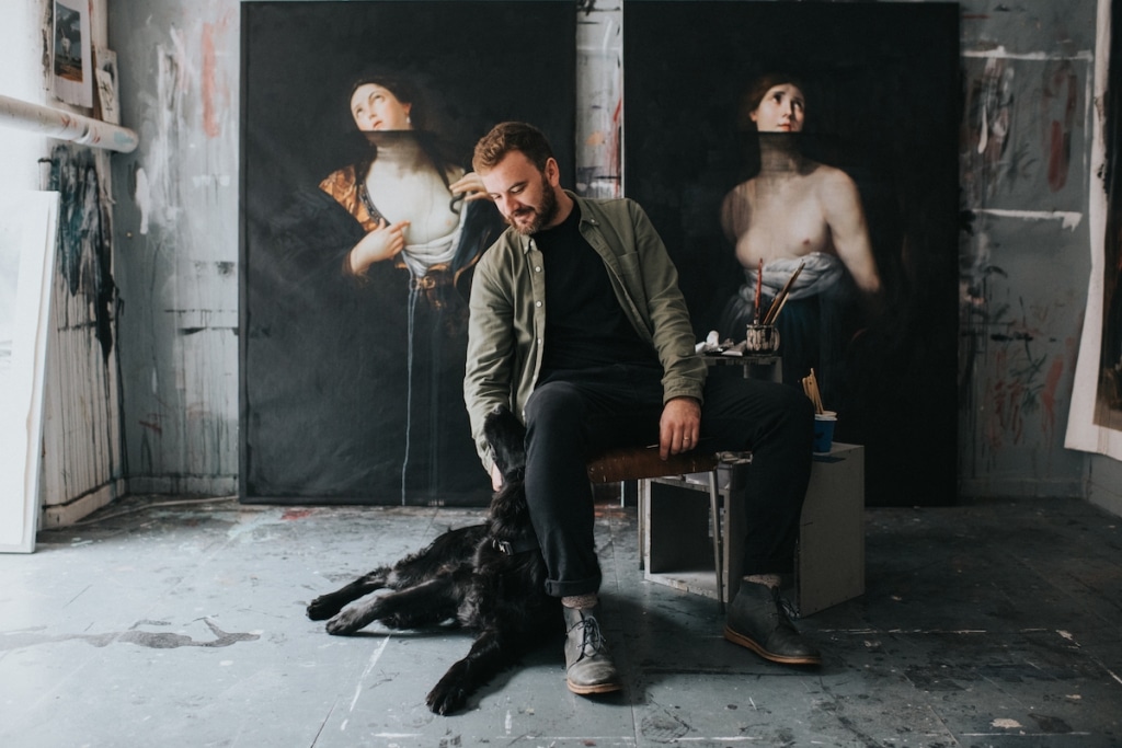 El artista Ted Pim crea inquietantes pinturas de inspiración barroca