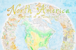 One Man's 5 Year Journey to Draw Enormous Map of North America