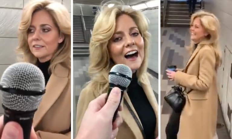 Woman Sings the Best "Shallow" Cover Spontaneously in a Subway