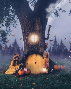 Photographer Gets Husband and Kids Involved Magical Family Photos