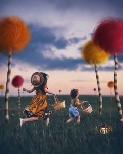 Photographer Gets Husband and Kids Involved Magical Family Photos