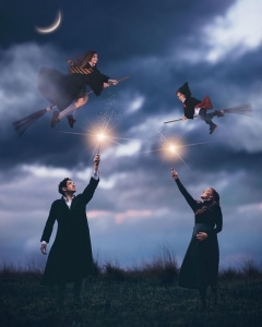Photographer Gets Husband and Kids Involved Magical Family Photos