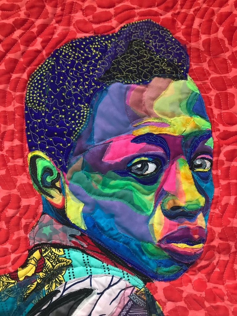 Contemporary Quilting of African American Portraits Carry On the Tradition