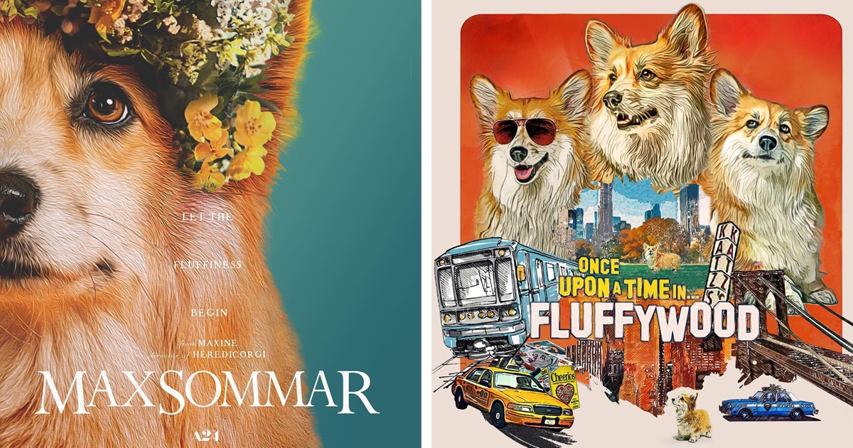 Maxine the Corgi is Now the Star of Reimagined Movie Posters