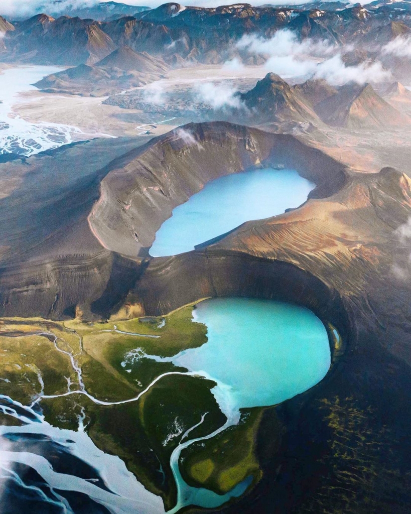 Fotógrafo captura retrata las tierras altas de Islandia con su dron