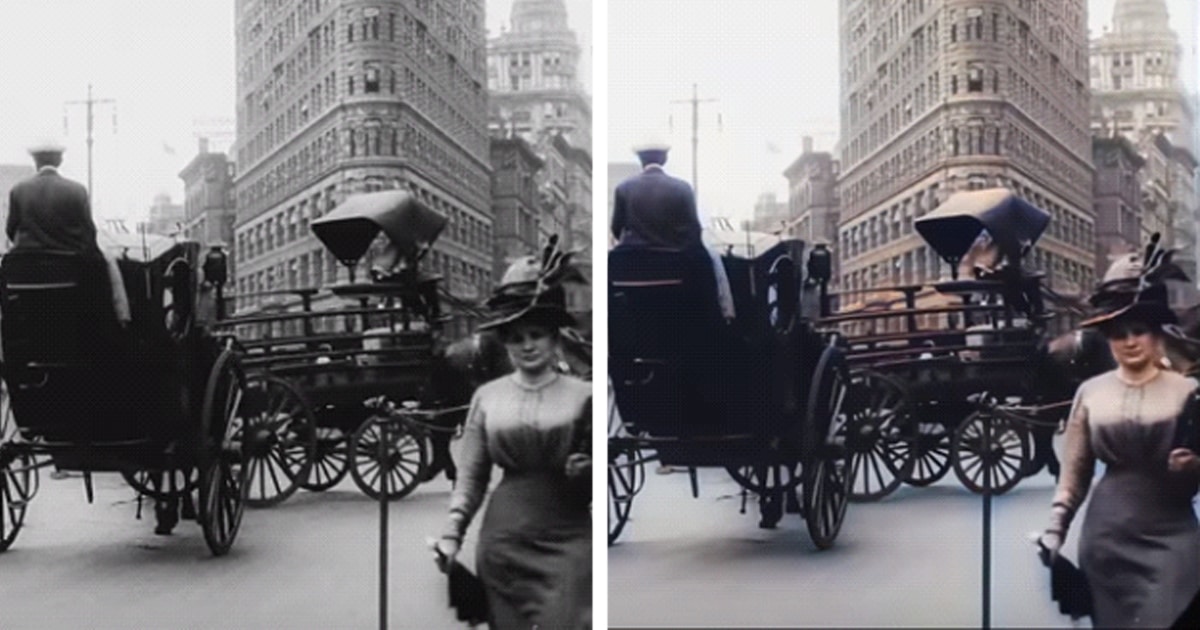 Amazing Colorized Footage from 1911 Makes Time Travel Possible