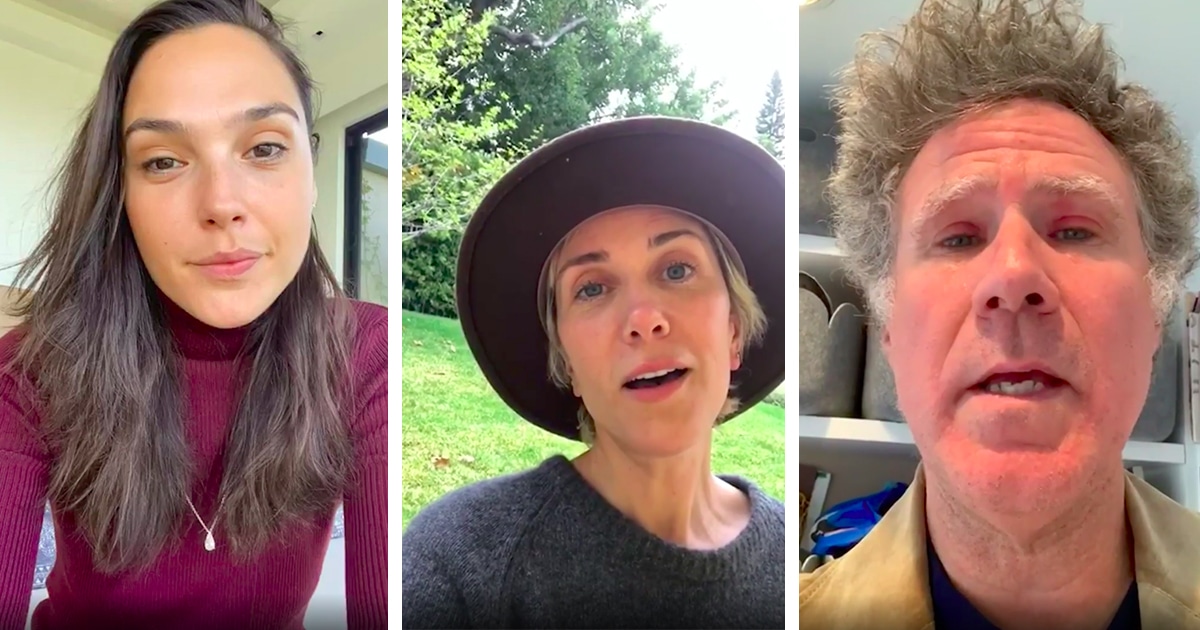 Gal Gadot and Celebrity Friends Sing 'Imagine' While Self-Isolating