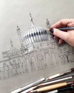 The Incredible Architectural Drawings of Self-Taught Artist Demi Lang