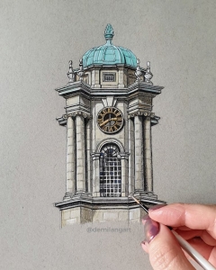 The Incredible Architectural Drawings of Self-Taught Artist Demi Lang