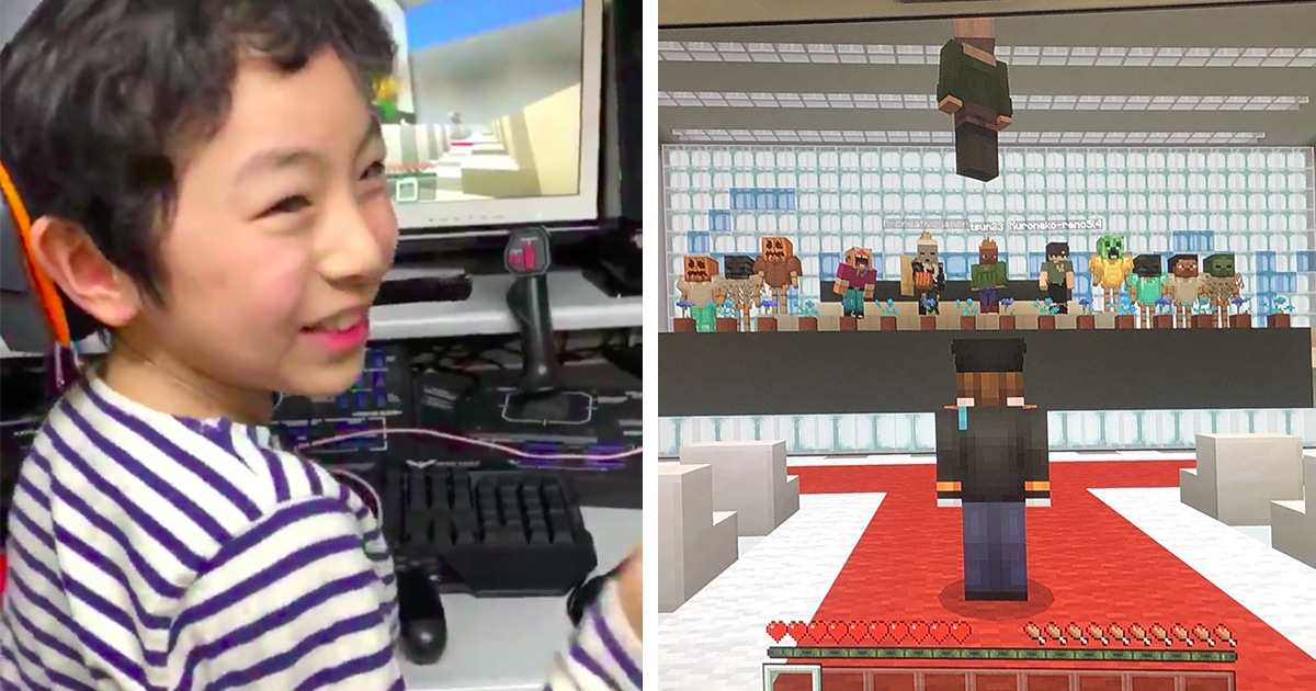 Self-Isolated School Kids in Japan Hold Their Graduation in Minecraft
