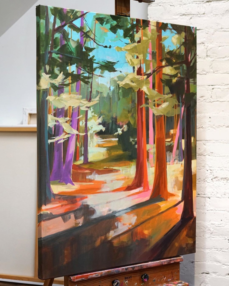 Colorful and Joyful Landscape Paintings of Jess Franks