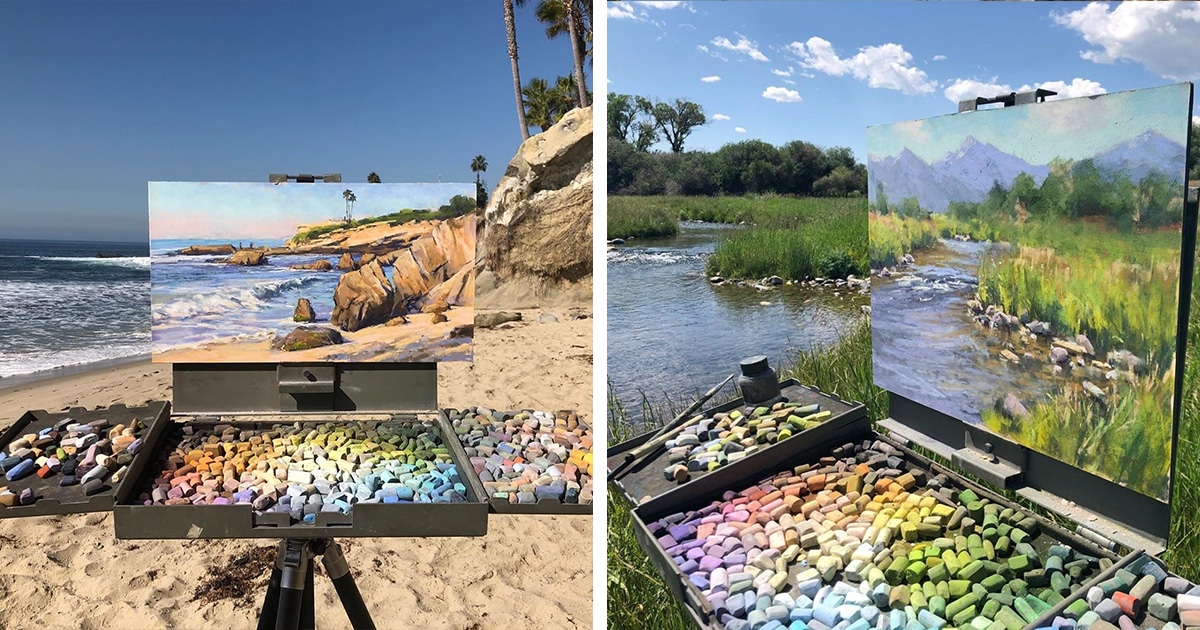 Pretty Pastel Art Captures the Beauty of American Landscapes