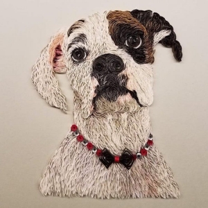 Esta artista crea retratos "ultrarrealistas" de animales con filigrana ...