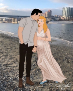 Illustrations Reimagine Disney Princesses as Pregnant Women