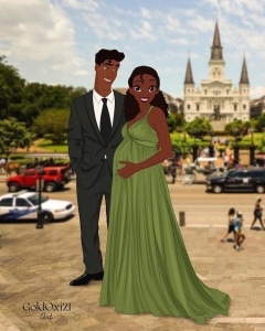 Illustrations Reimagine Disney Princesses as Pregnant Women