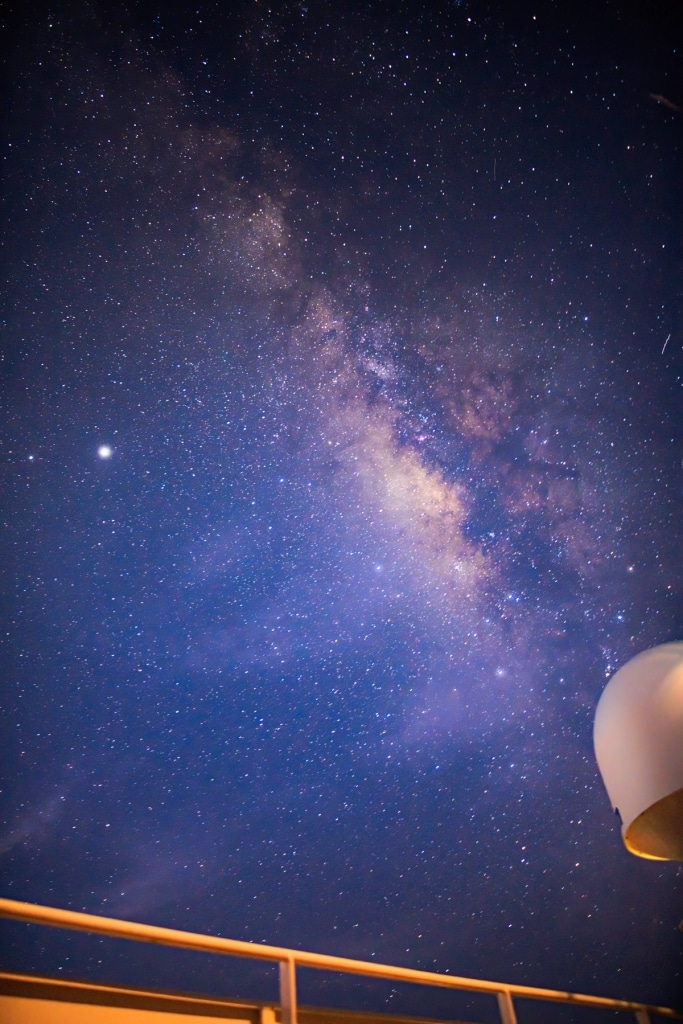 Exploring the Milky Way from a Cargo Ship on the High Seas