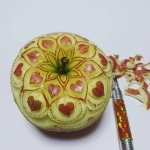 Food Artist Hand-Carves Intricate Patterns into Fruit and Veg