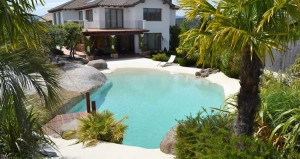 Sand Pool Design Idea Creates a Sandy Oasis in Your Backyard