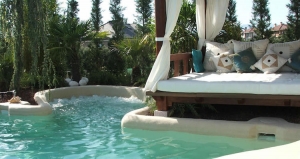 Sand Pool Design Idea Creates a Sandy Oasis in Your Backyard