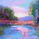 Colorful Impasto Paintings Capture the Beauty of Summer Landscapes