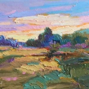 Colorful Impasto Paintings Capture the Beauty of Summer Landscapes