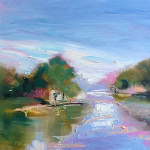 Colorful Impasto Paintings Capture the Beauty of Summer Landscapes