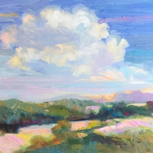 Colorful Impasto Paintings Capture the Beauty of Summer Landscapes
