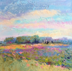 Colorful Impasto Paintings Capture the Beauty of Summer Landscapes