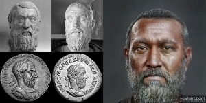 Inteligencia artifical convierte a los emperadores romanos en arte realista