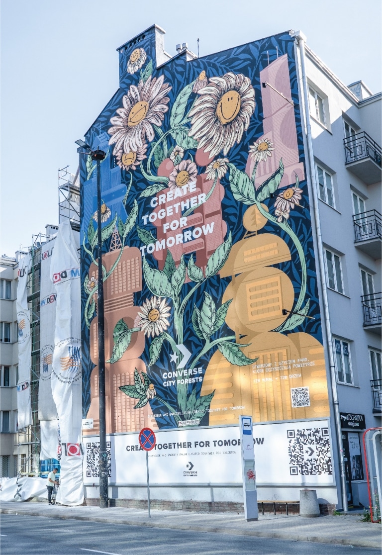 This Eco-Friendly Mural Uses Special Paint That Eats Smog To Help Clean ...