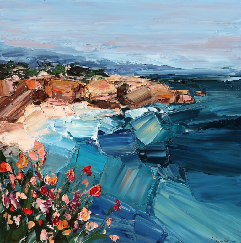 Expressive Palette Knife Paintings Capture the Natural Beauty of California