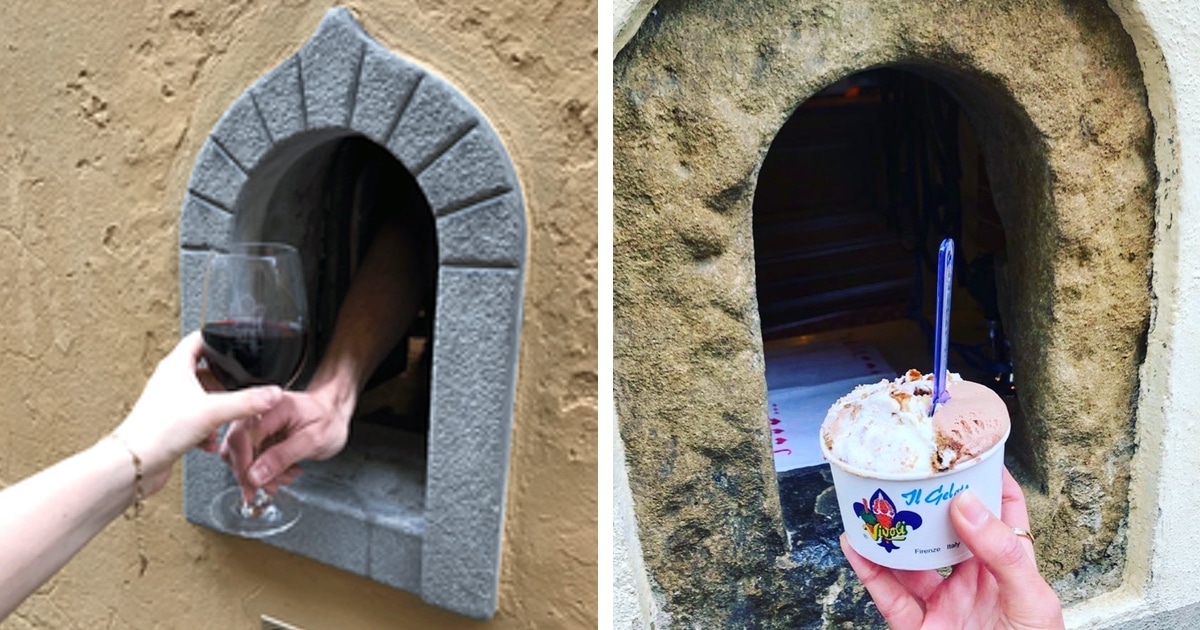 Florentines Use 17th-Century "Wine Windows" to Serve Customers Safely