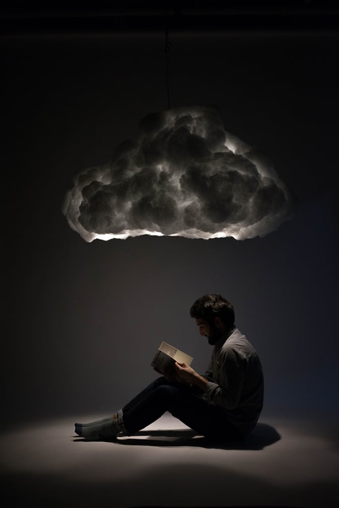 Designer Richard Clarkson's Floating Cloud Lamps Sync to Your Music