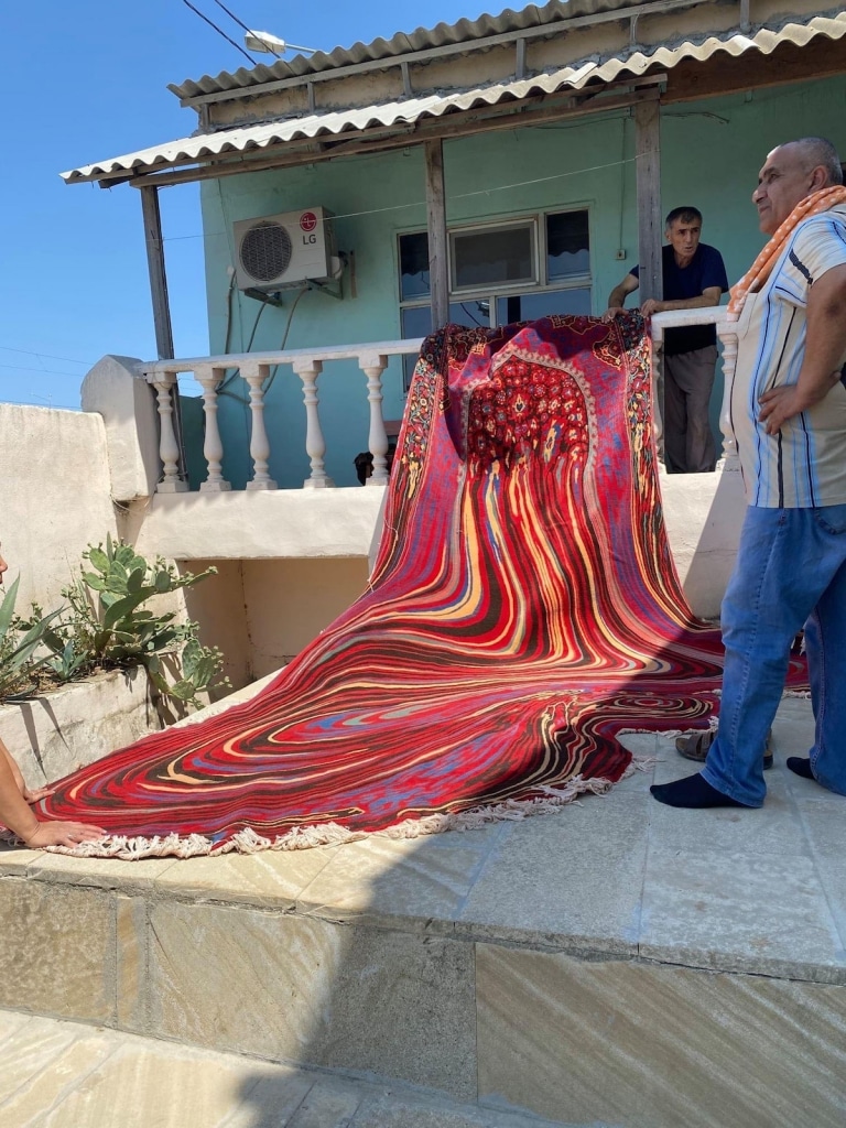 Avant-Garde Carpet Appears to Melt into a Viscous Puddle