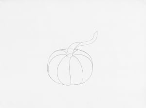 Entra en espíritu otoñal y aprende a hacer un dibujo de una calabaza